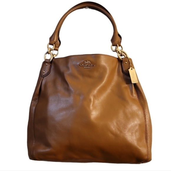 Coach | Bags | Coach Colette Tan Leather Bag | Poshmark